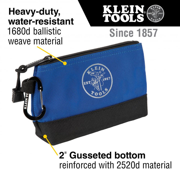 Klein Tools 55559 Stand up Zipper Bags 7 Inch and 14 Inch 2 Pack Haus of Tools