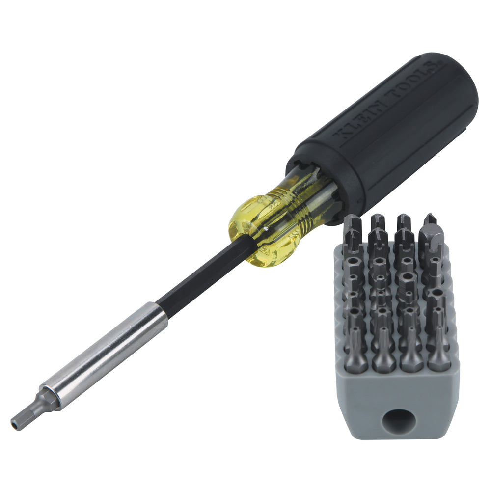 Klein Tools 32510 Multibit Screwdriver 32-in-1 Multi Tool, Sturdy Bit ...