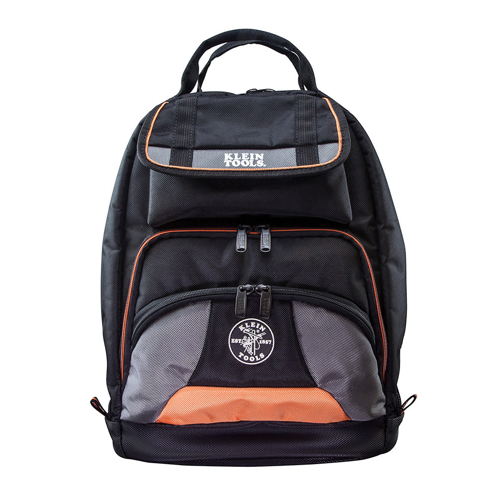 Klein Tools 55475 Tradesman Pro Backpack, Electrician Tool Bag, 35 Poc ...