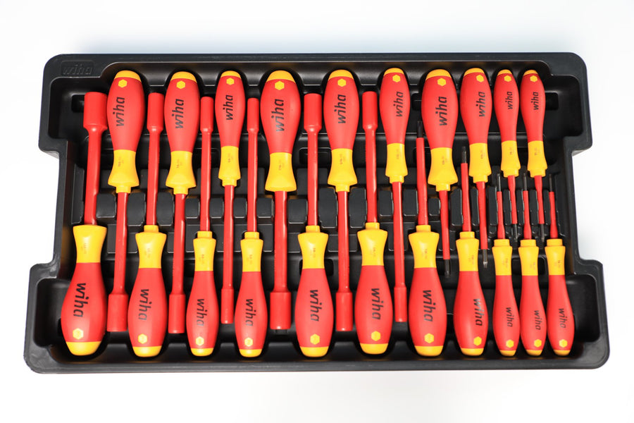 Wiha Tools 32800 80 Piece Master Electrician's Insulated Tools Set In ...