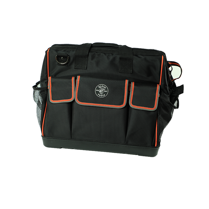 Klein Tools 55419SP-14 Tool Bag with Shoulder Strap Has 14 Pockets for ...