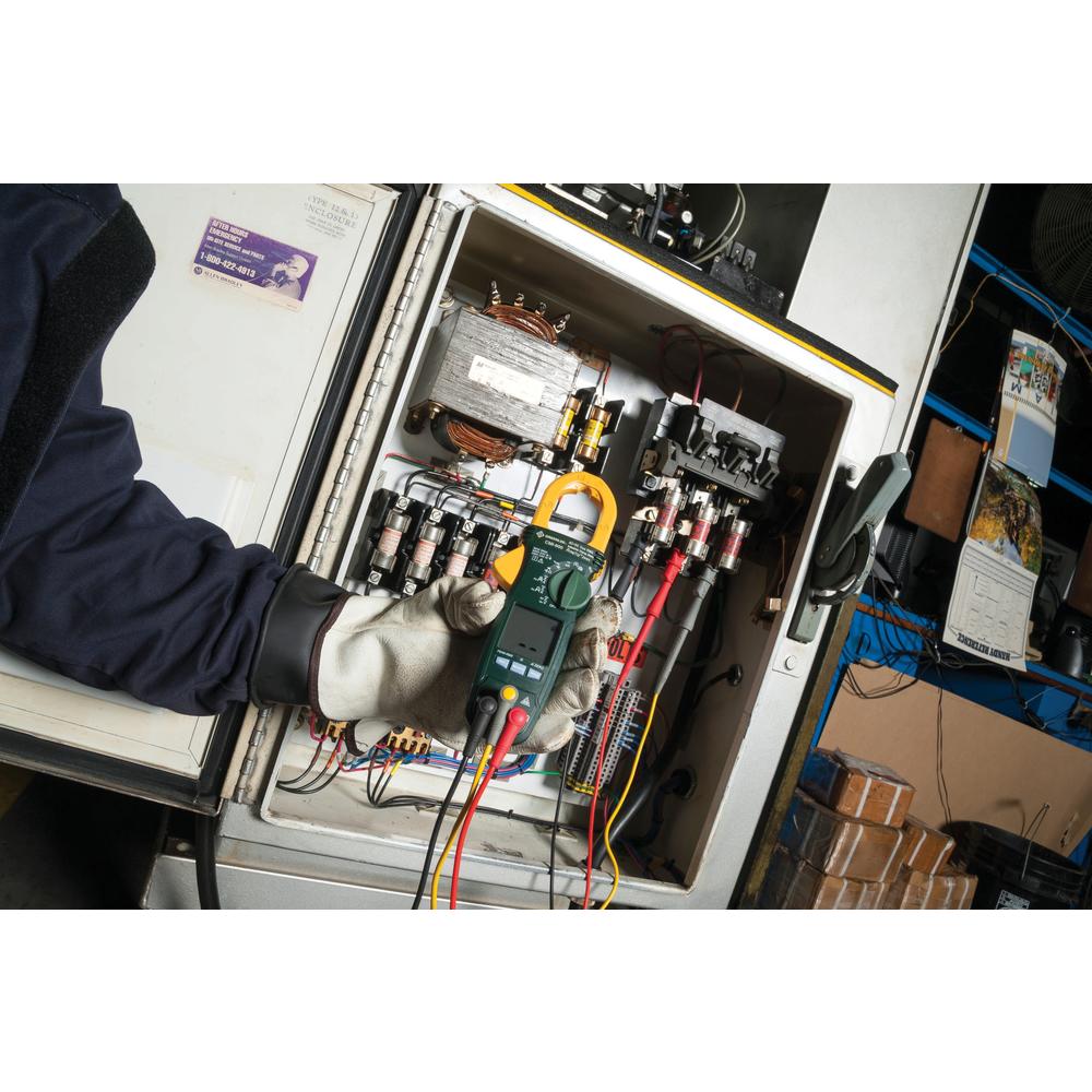 Greenlee CMI-600-C Industrial AC/DC True RMS Clamp Meter, Calibrated ...