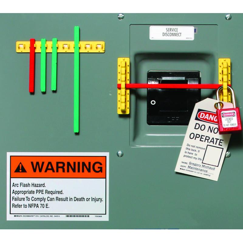 IDEAL 44-822 Breaker Lockout System, Oversized 480/600V – Haus of Tools