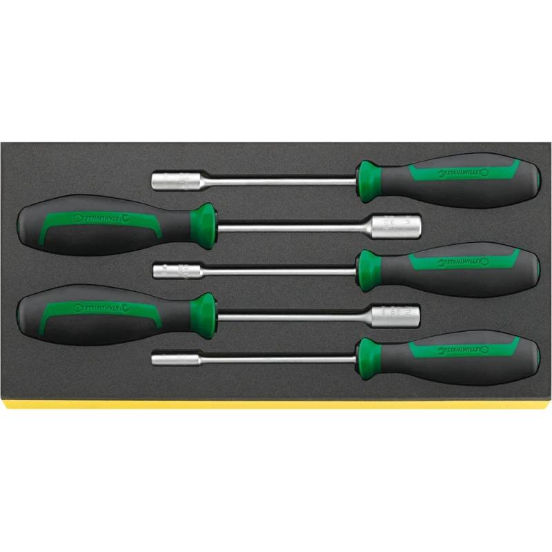 Stahlwille 96838757 T-Handle Socket Screwdriver Set Drall+ 2c - 5 Piec ...
