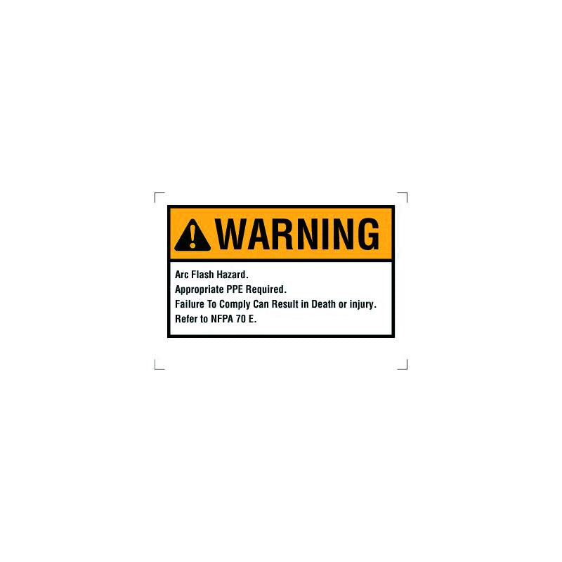 IDEAL 44-893 NEC Arc Flash Warning Label 5X7 Inch – Haus of Tools