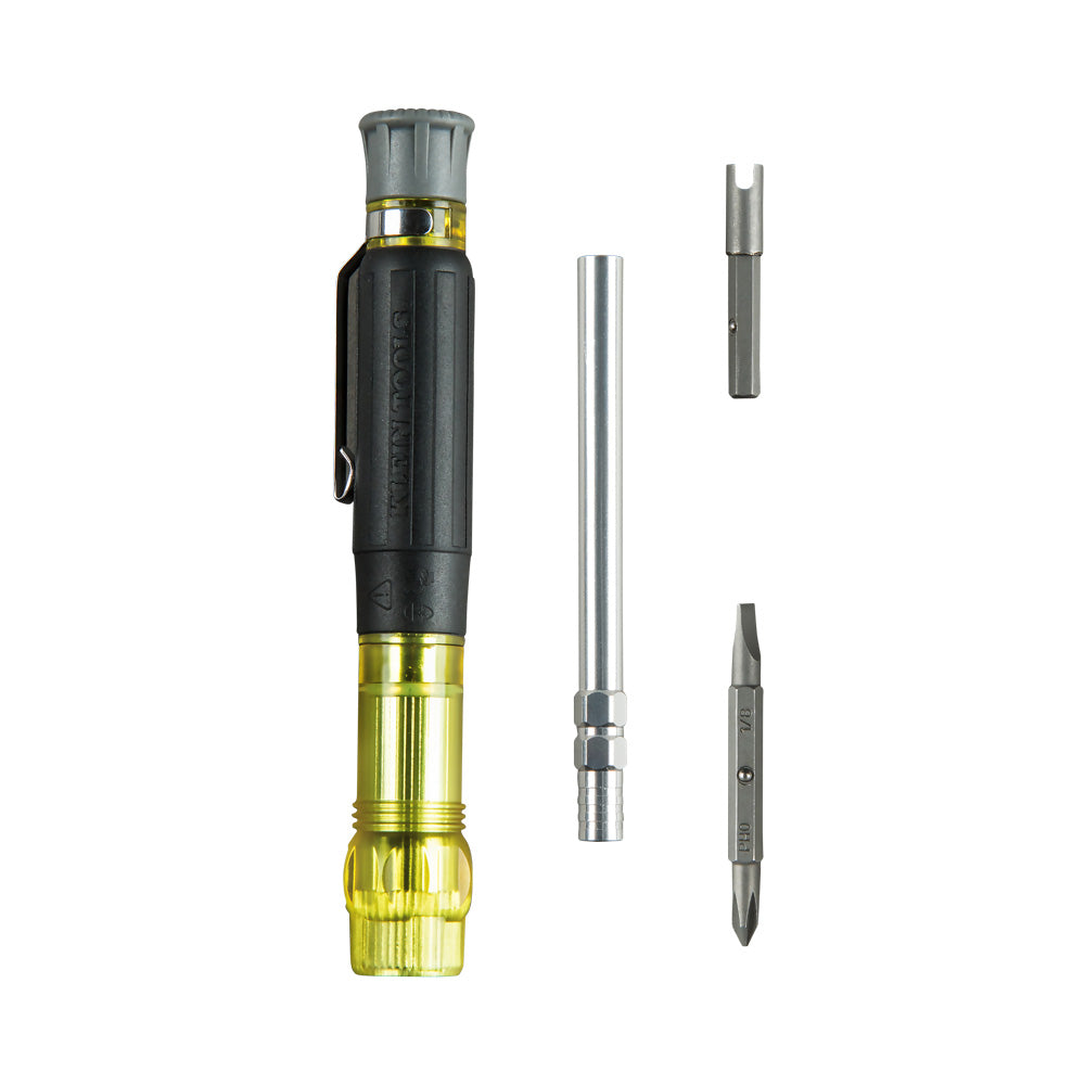 Klein Tools 32613 Screwdriver, Precision HVAC 3-in-1 Pocket Screwdrive ...