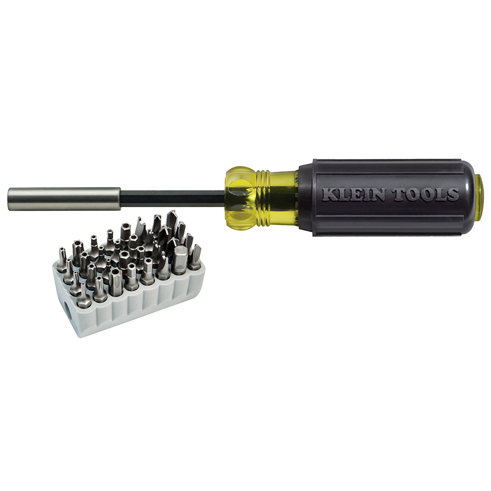 Klein Tools 32510 Multibit Screwdriver 32-in-1 Multi Tool, Sturdy Bit ...