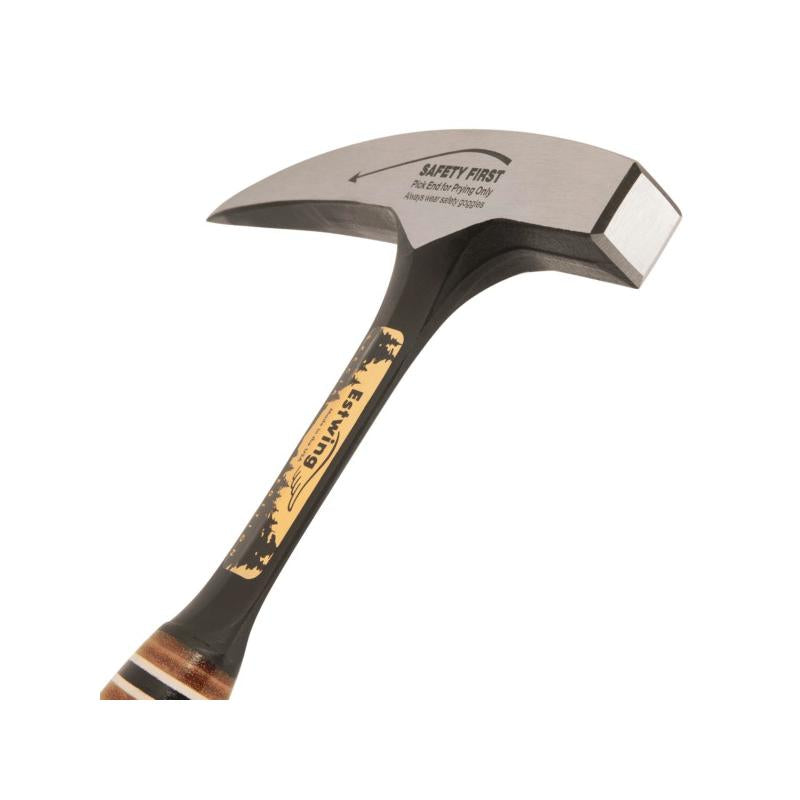 Estwing E30SE 22 Oz Rock Pick With Pointed Tip And Leather Grip Specia ...