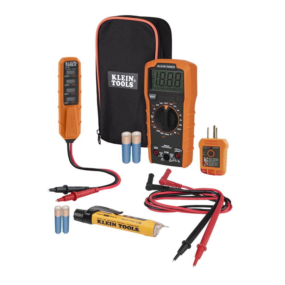 Klein Tools MM320KIT Digital Multimeter Electrical Test Kit – Haus of Tools