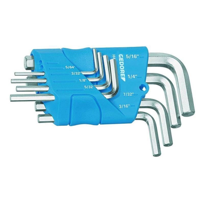 Gedore 1505424 Hexagon Allen Key Set In Holder 8 pcs 5/64-5/16AF – Haus ...