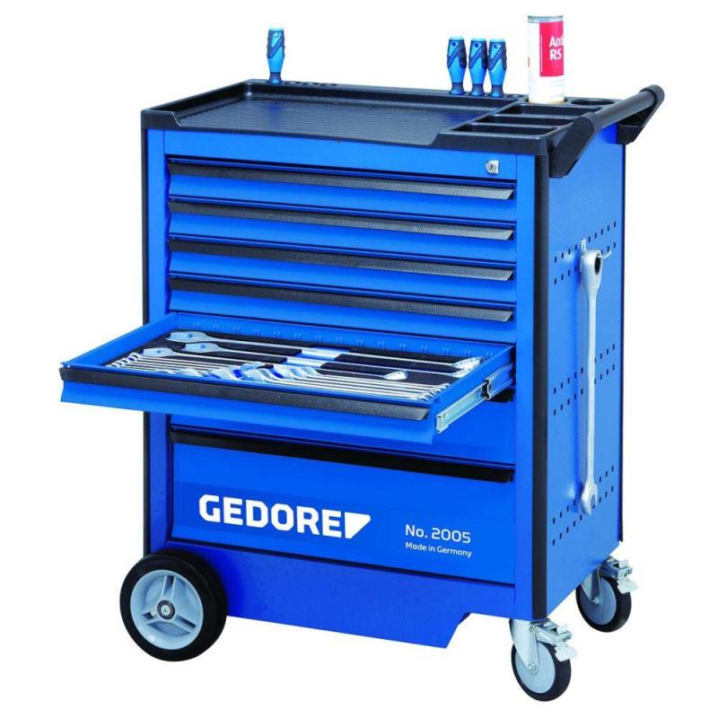 Gedore 2827379 Tool trolley with safe locking drawers – Haus of Tools