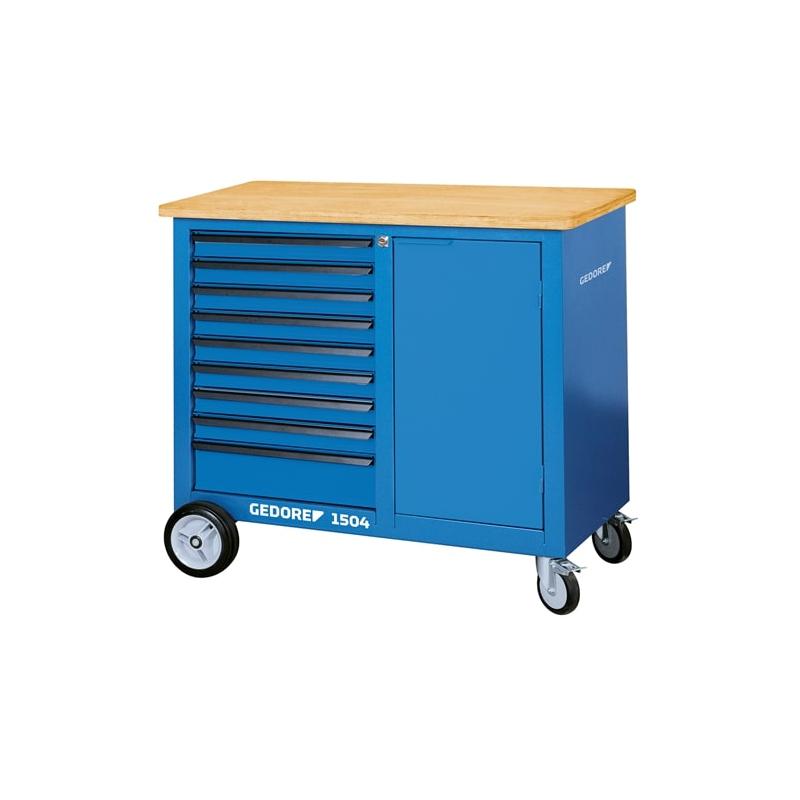 Gedore 1814931 Mobile workbench with 8 drawers – Haus of Tools