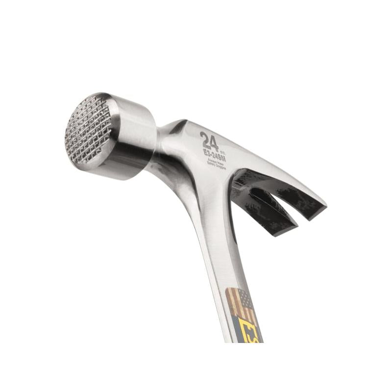 Estwing E3-22CMR 22 Oz Hammer W/ Curved Claw,Milled Face , Shock Reduc ...